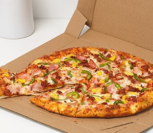 how to make dominos hawaiian pizza