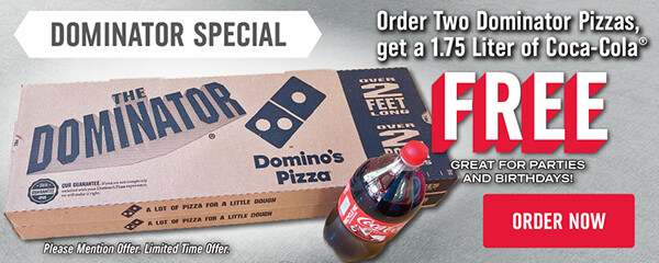 Get National & Local Dominos Pizza Coupons for Carryout or Delivery